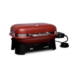 Weber Lumin Compact Elektrogrill dunkelrot, 2.200 Watt Grillrost Material: Gusseisen Leistung: 2.200 Watt Grillfläche: 1.166 cm² Heizart: Elektro