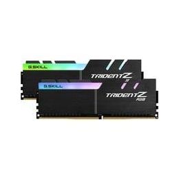 G.Skill DIMM 32 GB DDR4-3200 (2x 16 GB) Dual-Kit, Arbeitsspeicher schwarz, F4-3200C16D-32GTZRX, Trident Z RGB, INTEL XMP