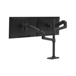 Ergotron LX Dual Monitor Arm, Monitorhalterung schwarz