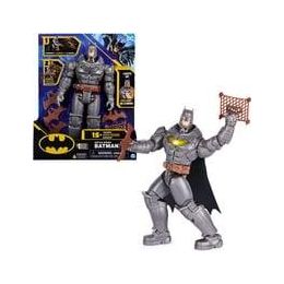Spin Master Batman 30 cm Deluxe-Actionfigur mit Schlag- und Wurffunktion, Spielfigur 5 Ausr&uuml;stungsgegenst&auml;nde, Licht- und Soundeffekte