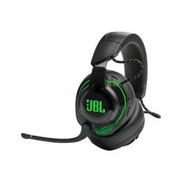 JBL Quantum 910X, Gaming-Headset schwarz/grün, Bluetooth, USB-C Kopfhörertyp: Over-Ear Kopfbügelhörer Geeignet für: Gaming, Nintendo Switch, PC-Systeme, PlayStation 5, Xbox Series X|S Drahtlose Verbindung: Ja, via Bluetooth