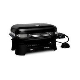 Weber Lumin Compact Elektrogrill schwarz, 2.200 Watt Grillrost Material: Gusseisen Leistung: 2.200 Watt Grillfläche: 1.166 cm² Heizart: Elektro