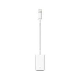 Apple USB 2.0 Adapter, Lightning Stecker > USB-A Buchse weiß, Kamera-Adapter Anschlüsse: 1x Lightning (Stecker) auf 1x USB-A (Buchse) Version: USB 2.0