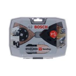 Bosch Starlock Best of Sanding Set, 3-teilig Inhalt: Schleifpapier Behälter: Kunststoff-Box Aufnahmesystem: Starlock
