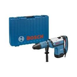 Bosch Bohrhammer GBH 12-52 DV blau, 1.700 Watt, Koffer Leistung/Spannung: 1.700 Watt Drehzahl: 220 U/min Schlagenergie: 19 Joule Werkzeug-Aufnahme: SDS-max