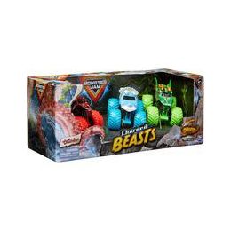 Spin Master Monster Jam Charged Beasts 3er-Pack, Spielfahrzeug