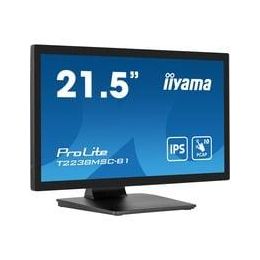 iiyama ProLite T2238MSC-B1, LED-Monitor 54.5 cm (21.5 Zoll), schwarz (matt), FullHD, IPS, Touchscreen