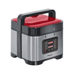 Steba Dampfdruck-Garer DD 1 ECO, Dampfgarer rot/silber Leistung: 900 Watt Fassungsvermögen: 5 Liter Ausstattung: Timer