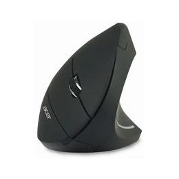 Acer Vertikale Ergonomische Kabellose Maus schwarz Anschlussart: USB-Empfänger, USB-Kabel Tastenanzahl: 6 Tasten Sensor: optisch Auflösung: 1600 dpi