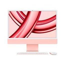 iMac 59,62 cm (24") M3 2023, MAC-System rot/rosé, macOS, Deutsch Prozessor: Apple M3 Grafik: Apple M3 10-Core GPU Speicher: 8 GB Arbeitsspeicher | 512 GB SSD-Festplatte Display: 59,62 cm (24 Zoll)