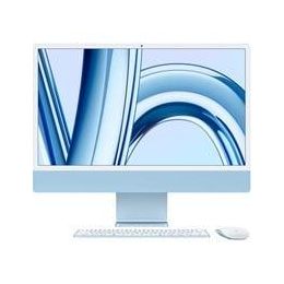 iMac 59,62 cm (24") M3 2023, MAC-System blau/hellblau, macOS, Deutsch Prozessor: Apple M3 Grafik: Apple M3 8-Core GPU Speicher: 8 GB Arbeitsspeicher | 256 GB SSD-Festplatte Display: 59,62 cm (24 Zoll)