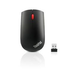 Lenovo ThinkPad Essential Funkmaus schwarz Anschlussart: USB-Empfänger, USB-Kabel Tastenanzahl: 3 Tasten Sensor: optisch Auflösung: 1200 dpi