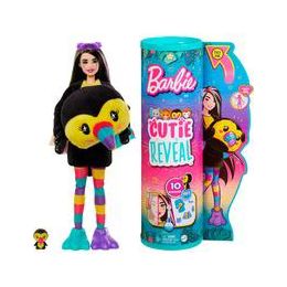 Mattel Barbie Cutie Reveal Dschungel Serie - Tukan, Puppe Art: Puppe Altersangabe: ab 36 Monaten Zielgruppe: Kindergartenkinder