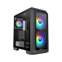 Thermaltake View 300 MX, Tower-Gehäuse schwarz, Tempered Glass Einbauschächte: 2x 3,5 Zoll intern, 4x 2,5 Zoll intern Formfaktor: E-ATX Netzteil Bauform: ATX Full-Size-Slots: 7