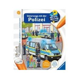 Ravensburger tiptoi Wieso? Weshalb? Warum? Unterwegs mit der Polizei, Lernbuch Serie: tiptoi Bücher Altersangabe: von 4 Jahren bis 7 Jahren Seitenzahl: 16 Seiten