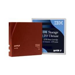 IBM LTO8 Medium 30 TB, Streamer-Medium dunkelrot