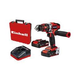 Einhell Akku-Schlagbohrschrauber TE-CD 18/48 Li, 18Volt schwarz, 2x Li-Ionen Akku 2,0Ah Leistung/Spannung: Akku-Betrieb, 18Volt Drehzahl max.: 1.500 U/min Schlagzahl: 24.000 /min Werkzeug-Aufnahme: Schnellspann-Bohrfutter