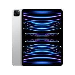 iPad Pro 11" (256 GB), Tablet-PC silber, 5G, Gen 4 / 2022 Prozessor: Apple M2 Speicher: RAM: 8 GB, Festspeicher: 256 GB Display: 27,96 cm (11 Zoll) Farbe: silber