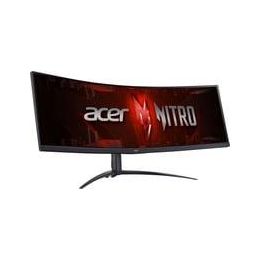 Acer Nitro XZ452CUV, Gaming-Monitor 113 cm (45 Zoll), schwarz, DQHD, VA, Curved, 165Hz Panel Sichtbares Bild: 113 cm (45 Zoll) Auflösung: 5120 x 1440 Pixel Reaktionszeit: 4 ms (GtG) Format: 32:9