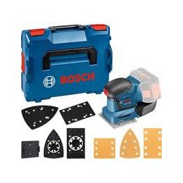 Bosch Akku-Schwingschleifer GSS 18V-10 Professional blau, ohne Akku und Ladeger&auml;t, in L-BOXX