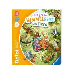 Ravensburger tiptoi Die gro&szlig;e Wimmelreise der Tiere, Lernbuch