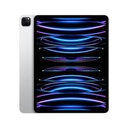 iPad Pro 12,9" (1 TB), Tablet-PC silber, Gen 6 / 2022 Prozessor: Apple M2 Speicher: RAM: 16 GB, Festspeicher: 1024 GB Display: 32,77 cm (12,9 Zoll) Farbe: silber