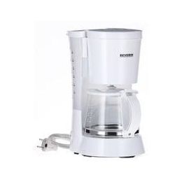 Severin Kaffeemaschine KA 4478, Filtermaschine weiß Kapazität: 10 Tassen Verbrauch: 800 Watt (Betrieb) Kanne: Glas: 1