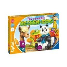 Ravensburger tiptoi Der verrückte Rechen-Zoo, Brettspiel Spieleranzahl: 1 - 4 Spieler Spieldauer: 20 Minuten Altersangabe: von 4 Jahren bis 7 Jahren Serie: tiptoi Spiele