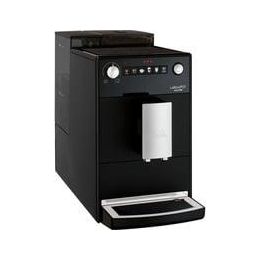 Melitta Latticia OT F300-100, Vollautomat schwarz (matt) Kapazität: 1,5 Liter Verbrauch: 1.450 Watt (Betrieb) Fassungsvermögen: 250 g Bohnenbehälter: 1