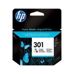 HP Tinte dreifarbig Nr. 301 (CH562EE) Retail Typ: Tintenpatrone Volumen: 3 ml Geeignet für: Hewlett-Packard