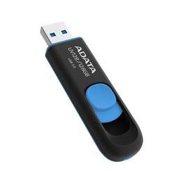 A-DATA Dash Drive UV128 64 GB, USB-Stick schwarz/blau, USB-A 3.2 Gen 1