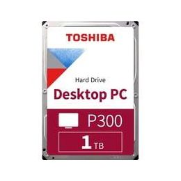 Toshiba P300 1 TB, Festplatte SATA 6 Gb/s, 3,5", Bulk Kapazität: 1 TB ms/Cache/U: -/64 MB/7.200 U/min