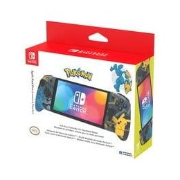HORI Split Pad Pro (Pikachu & Lucario), Gamepad blaugrau/gelb Tastenanzahl: 18 Tasten