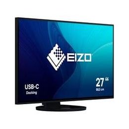 EIZO EV2781-BK, LED-Monitor 69 cm (27 Zoll), schwarz, QHD, IPS, USB-C, 60 Hz