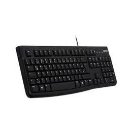 Logitech Keyboard K120 for Business, Tastatur schwarz, DE-Layout, Rubberdome