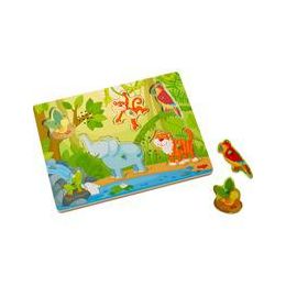 Haba Sound-Greifpuzzle Im Dschungel Teile: 6 Altersangabe: ab 24 Monaten Motive: Dschungel