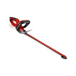 Einhell Akku-Heckenschere GE-CH 1846 Li-Solo rot/schwarz, ohne Akku und Ladegerät Leistung/Spannung: Akku-Betrieb, 18Volt Schnittlänge: 52 cm Messergeschwindigkeit: 2.200 Schnitte /Minute