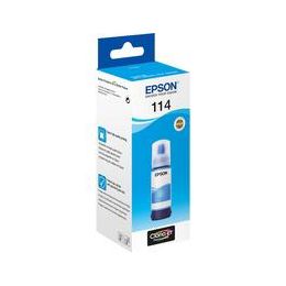 Epson Tinte cyan 114 EcoTank (C13T07B240)