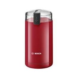 Bosch Kaffeemühle TSM6A014R rot, 180 Watt Leistung: 180 Watt Mahlwerk: 2-flügeliges Edelstahl-Schlagmesser Bohnenbehälter: 75 Gramm