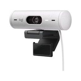 Logitech Brio 500, Webcam weiß/schwarz, Off White Max. Auflösung: Video: 1920x1080 Pixel Max. Bildrate: 60 fps Mikrofon: vorhanden
