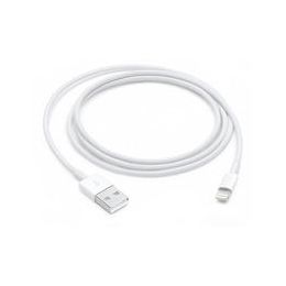 Apple USB 2.0 Adapterkabel, USB-A Stecker > Lightning Stecker wei&szlig;, 1 Meter
