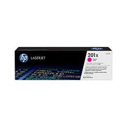 HP Toner magenta 201X (CF403X) Typ: Tonerkartusche Druckfarbe: Magenta Volumen: 2.300 Blatt (Farbe) Geeignet für: Hewlett-Packard