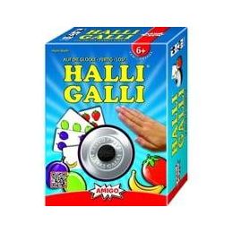 Amigo Halli Galli, Kartenspiel Spieleranzahl: 2 - 6 Spieler Spieldauer: 15 Minuten Altersangabe: ab 6 Jahren