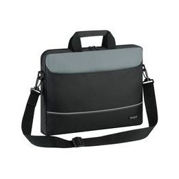 Targus Intellect Topload Case, Notebooktasche schwarz/silber, 15,6" Typ: Tasche Geeignet für: Notebook bis 15.6 Zoll (39.6 cm) Material: Polyester