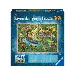 Ravensburger EXIT Puzzle Kids - Die Dschungelexpediton Teile: 368 Größe: 70 x 50 cm Altersangabe: ab 9 Jahren