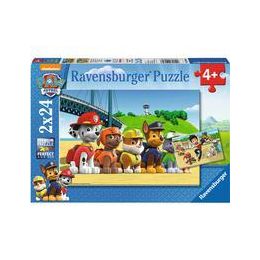 Ravensburger Paw Patrol - Heldenhafte Hunde, Puzzle Teile: 48 (2x 24) Altersangabe: ab 4 Jahren
