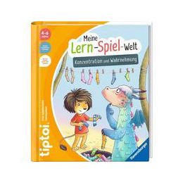 Ravensburger tiptoi Meine Lern-Spiel-Welt: Konzentration und Wahrnehmung, Lernbuch Serie: tiptoi Bücher Altersangabe: von 4 Jahren bis 6 Jahren Seitenzahl: 16 Seiten