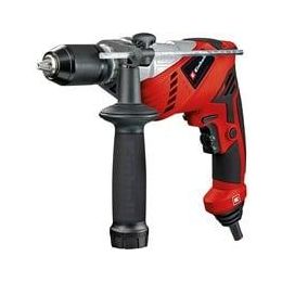 Einhell Schlagbohrmaschine RT-ID 65/1 rot/schwarz, 650 Watt Leistung/Spannung: 650 Watt Drehzahl max.: 3.000 U/min Schlagzahl: 48.000 min-1 Werkzeugaufnahme: Schnellspann-Bohrfutter