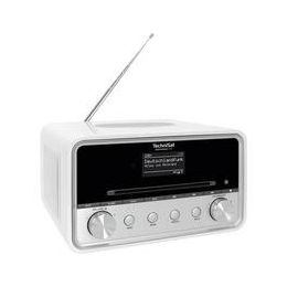 Technisat DIGITRADIO 586, Internetradio weiß/silber, WLAN, Bluetooth, CD Tuner: FM (UKW), RDS, DAB, DAB+ Netzwerk: Bluetooth, WLAN Eingänge: 1x 3,5-mm-Klinke, 1x Antenne (FM)