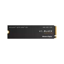 Western Digital Black SN770 500 GB, SSD schwarz, PCIe 4.0 x4, NVMe, M.2 2280 Kapazität: 500 GB Datentransferrate: Lesen: 5.000 MB/s, Schreiben: 4.000 MB/s IOPS: Lesen: 460.000, Schreiben: 800.000